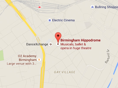 google-maps-small - Birmingham Hippodrome